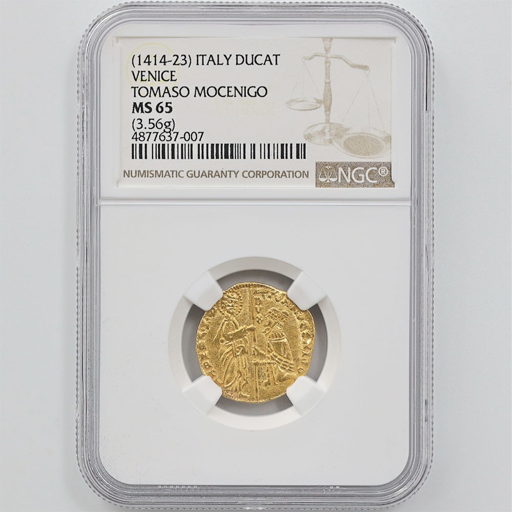 委託販売 1414-1423 イタリア ベネチア 1ダカット 金貨 NGC MS 65 未使用～完全未使用品【ポイント・クーポン利用対象外 ...
