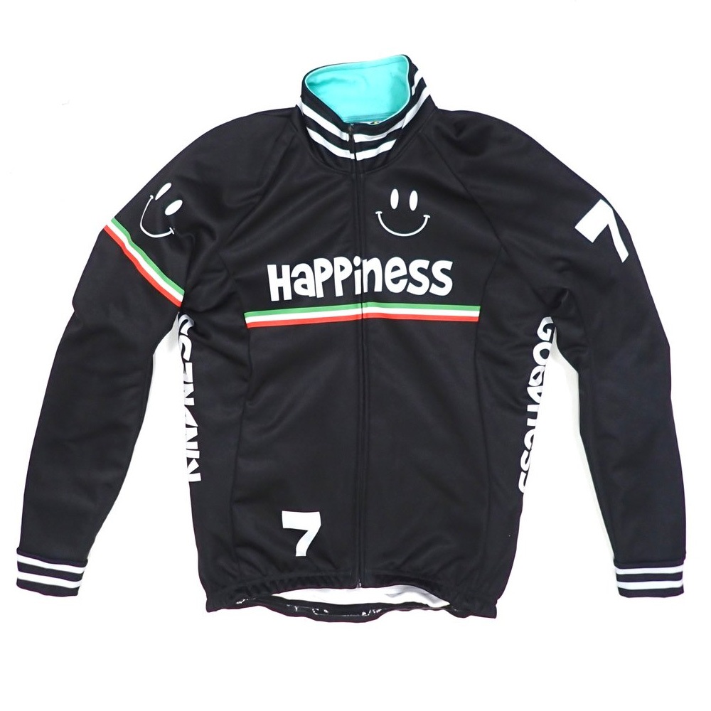 セブンイタリア The Smile Jacket ブラック | メンズウェア,長そでジャージ(冬),セブンイタリア | ワールドサイクル 通販