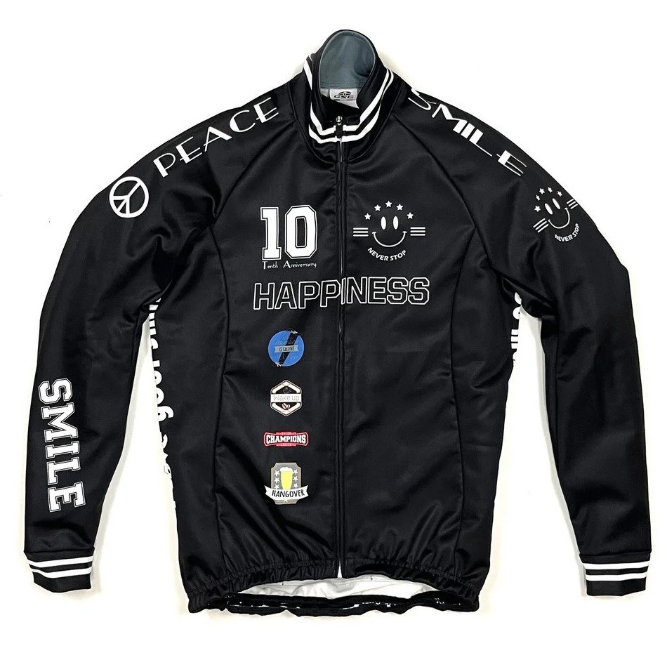 セブンイタリア 10th Smile Jacket ブラック | メンズウェア,長そでジャージ(冬),セブンイタリア | ワールドサイクル 通販
