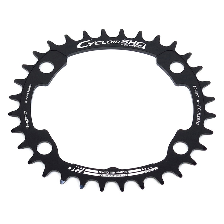 スギノ CY4-SHC 32T FC-RS510専用 ブラック チェーンリング | ロードバイクパーツ,チェーンホイール,ギア板のみ,スギノ ...