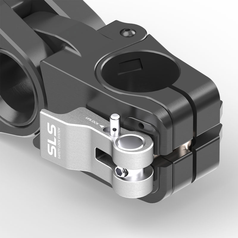 ROCKER PARTS RocHead AiO MAX 90度角度変更ステム 角度調整機能付き 90mm ブラック 31.8mm | ロード ...