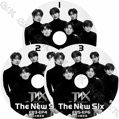 K-POP DVD TNX THE NEW SIX 3枚SET EP1-EP6 日本語字幕あり TNX ティーエンエックス テフン ギ ...