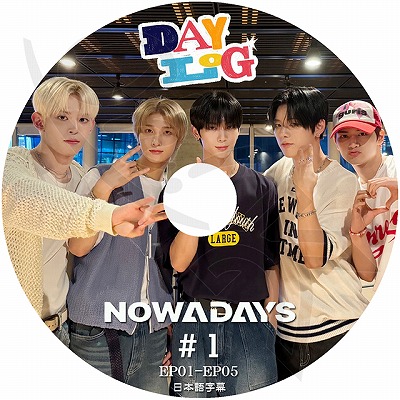 K-POP DVD NOWADAYS DAYLOG #1 EP01-EP05 日本語字幕あり NOWADAYS ナウアデイズ ヒョンビン ユン ヨンウ ジンヒョク シユン KPOP DVD ...
