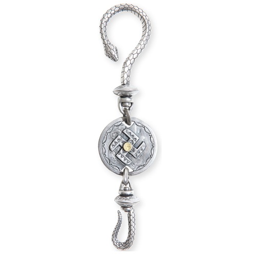 JAWBONE SWASTIKA KEY HOOK | Brand | WESTERN RIVER ONLINE STORE