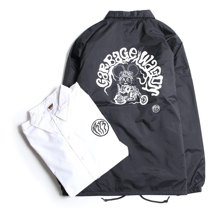 GARBAGE WAGON GIGIO MOUSE NYLON COACH JACKET | GARBAGE WAGON | WESTERN ...