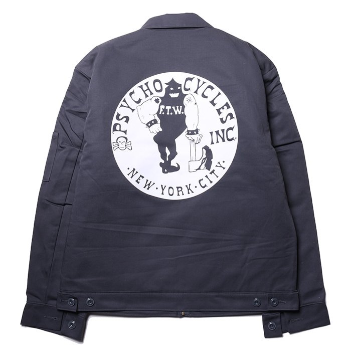 PSYCHO CYCLES WORK JACKET | GARBAGE WAGON | WESTERN RIVER ONLINE STORE