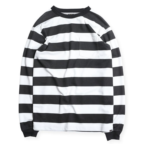 POWER DRY BORDER LONG TEE | WESTRIDE,Tops,L/S Tee | WESTERN RIVER ONLINE STORE