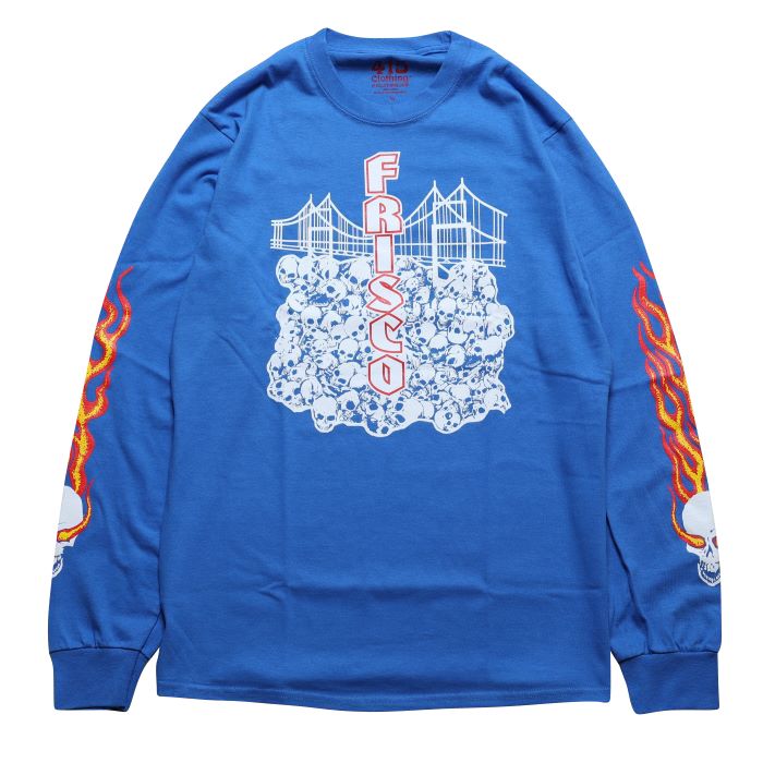 SKULL & BRIDGE L/S TEE | GARBAGE WAGON | WESTERN RIVER ONLINE STORE