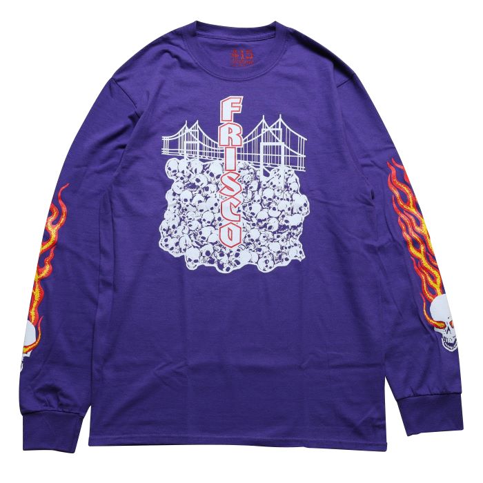 SKULL & BRIDGE L/S TEE | GARBAGE WAGON | WESTERN RIVER ONLINE STORE
