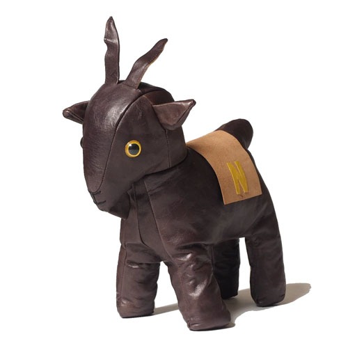 Lot 5243 GENUINE LEATHER MASCOT DOLL USNA"GOAT" | WAREHOUSE | WESTERN ...