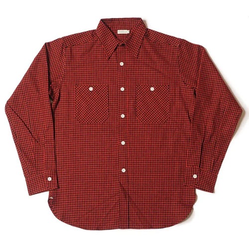Lot 3055 LONG SLEEVE CHECK WORK SHIRTS A柄 | WAREHOUSE,Shirts | WESTERN ...