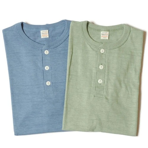 Lot 4601 HENLEY NECK TEE 25SS | WAREHOUSE | WESTERN RIVER ONLINE STORE