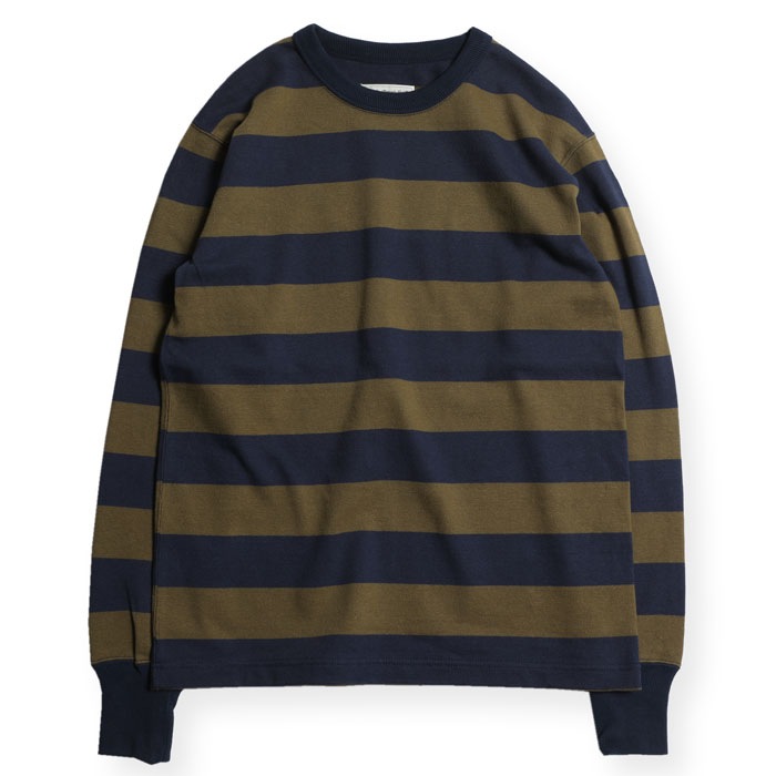 HEAVY BORDER LONG TEE | WESTRIDE,Tops,L/S Tee | WESTERN RIVER ONLINE STORE