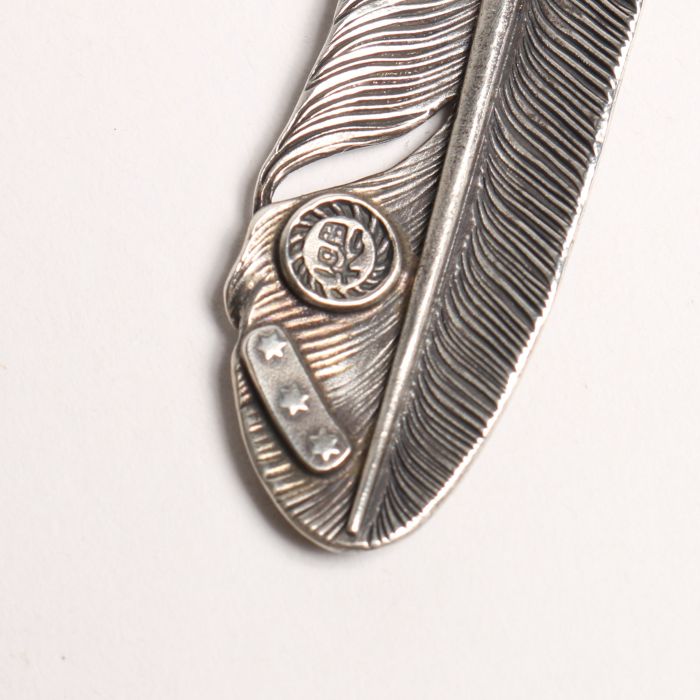 72 INDIAN PACIFIC 瑠璃 WSILVER BEADS MORGAN FEATHER EAGLE METAL SET ...