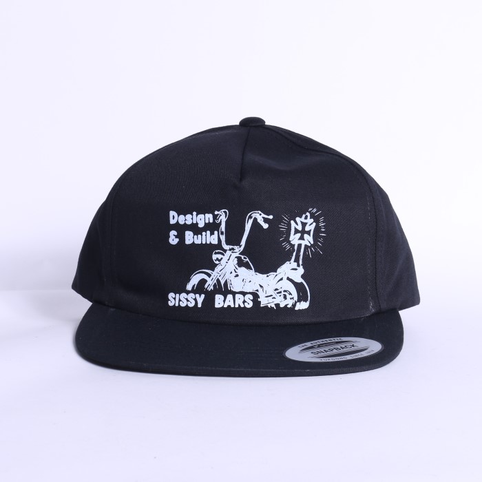 GARBAGE WAGON x TRADITION-CYCLES SISSY BAR 5 PANNEL PRINT HAT | GARBAGE ...