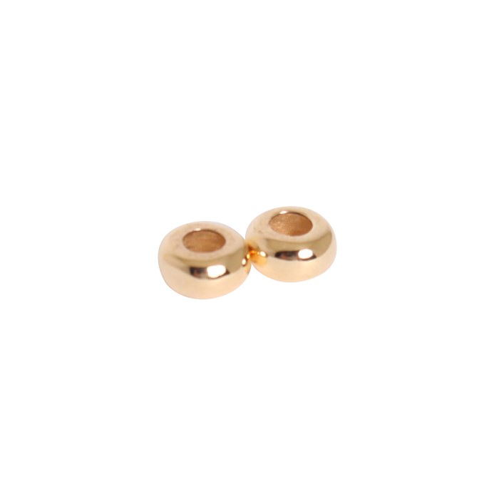 OT-B0001-18K K18 GOLD PLAIN BEAD | LARRY SMITH,PINS.BEADS.ETC | WESTERN RIVER ONLINE STORE