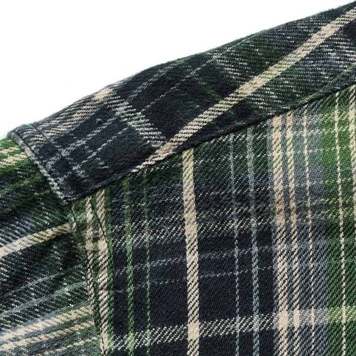 Lot 3063 1930'S WPA ONE POCKET PULLOVER FLANNEL SHIRTS(CHECK ...