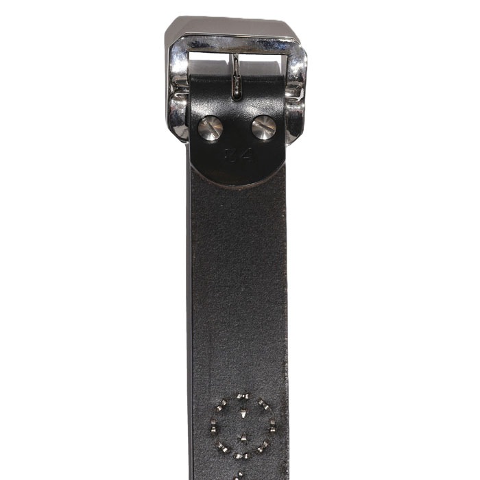 JEWEL STUDDED LEATHER BELT 40mm "Flower Pattern" | COLIMBO | WESTERN ...