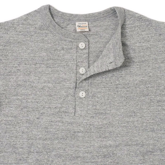 Lot 5907 LONG SLEEVE HENLEY NECK TEE | WAREHOUSE | WESTERN RIVER ONLINE ...