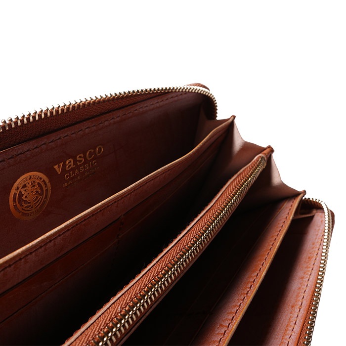 VSC-701ZAB LEATHER ROYAL ROUND ZIP LONG | vasco | WESTERN RIVER ONLINE ...