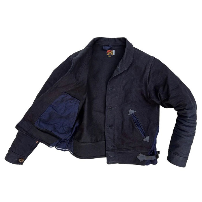 MFSC"MADE IN USA"MIDNIGHT DENIM CAMPUS JACKET | MISTER FREEDOM ...
