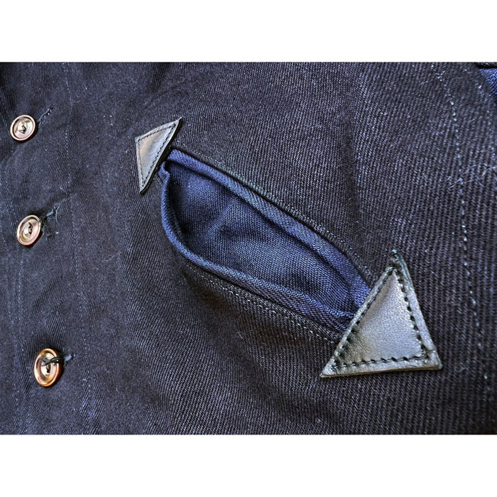 MFSC"MADE IN USA"MIDNIGHT DENIM CAMPUS JACKET | MISTER FREEDOM ...