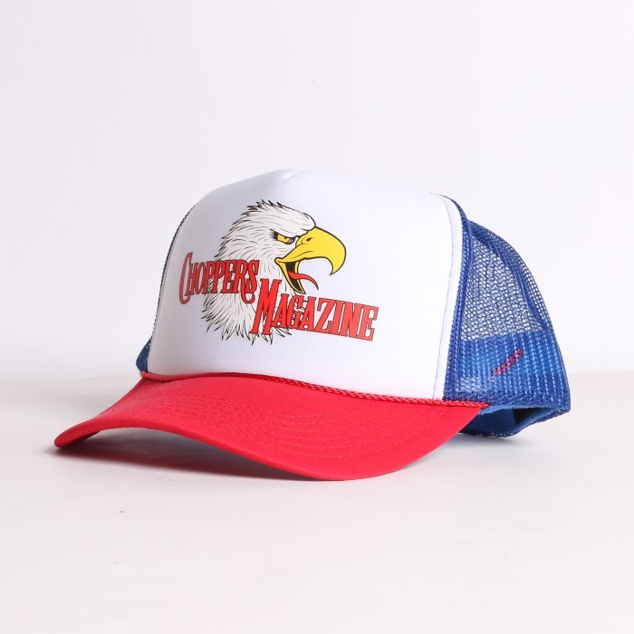 CHOPPERS MAGAZINE TRUCKER HAT "EAGLE" | GARBAGE WAGON | WESTERN RIVER ONLINE STORE