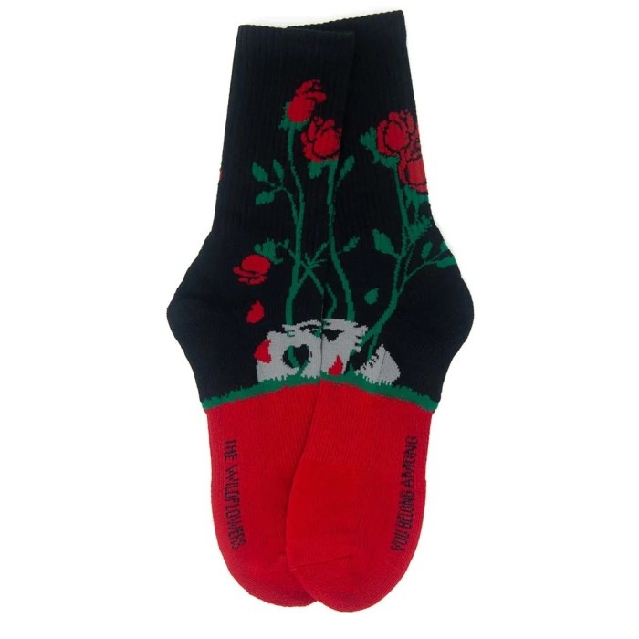 WILD ROSES Socks | AMPAL CREATIVE | WESTERN RIVER ONLINE STORE
