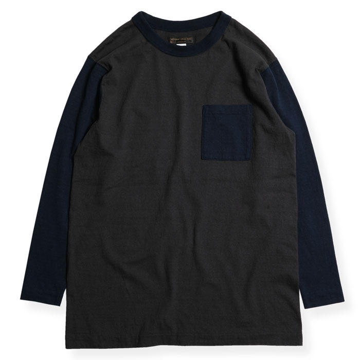 TWO TONE VINTAGE POCKET LONG TEE | WESTRIDE,Tops,L/S Tee | WESTERN ...