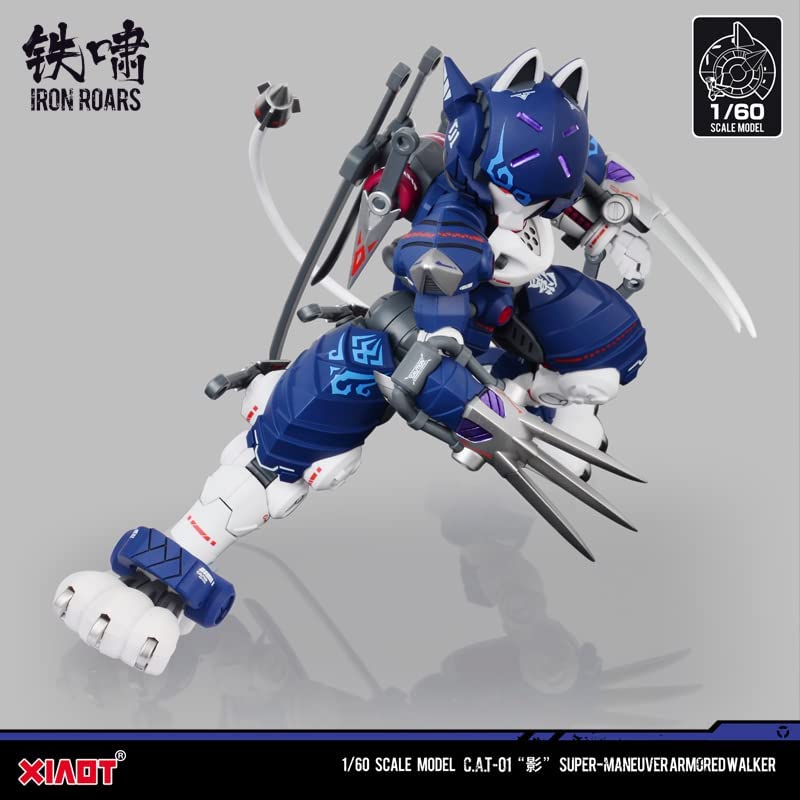 XIAOT x IRON ROARS 超高機動装甲 CAT 01 「影」 1/60スケール PVC&ABS製 組み立て式プラスチックモデル - プラモデル（本体） | アキバのエックス通販本部
