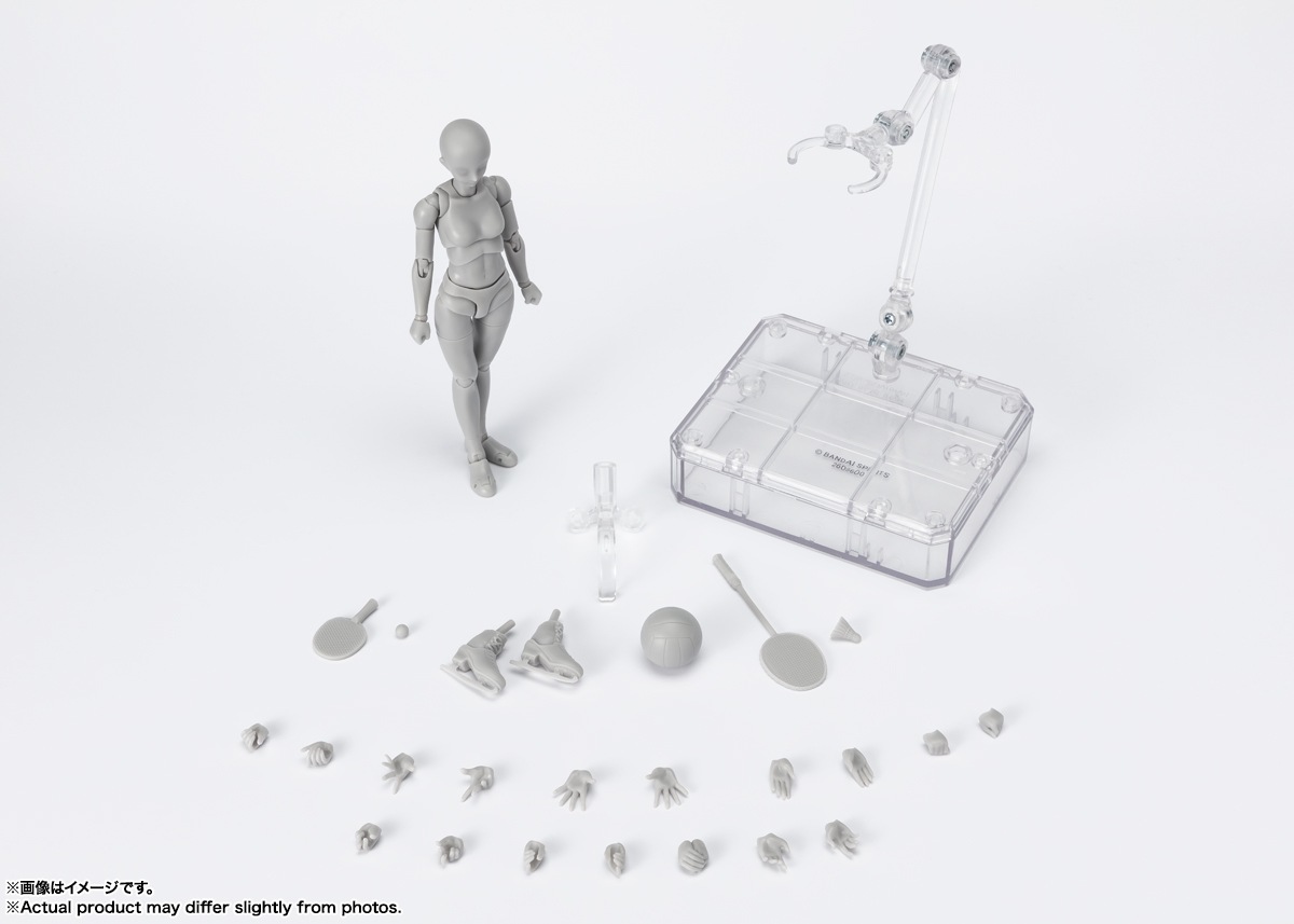 S.H.Figuarts ボディちゃん -スポーツ- Edition DX SET (Gray Color Ver.) - アクション ...