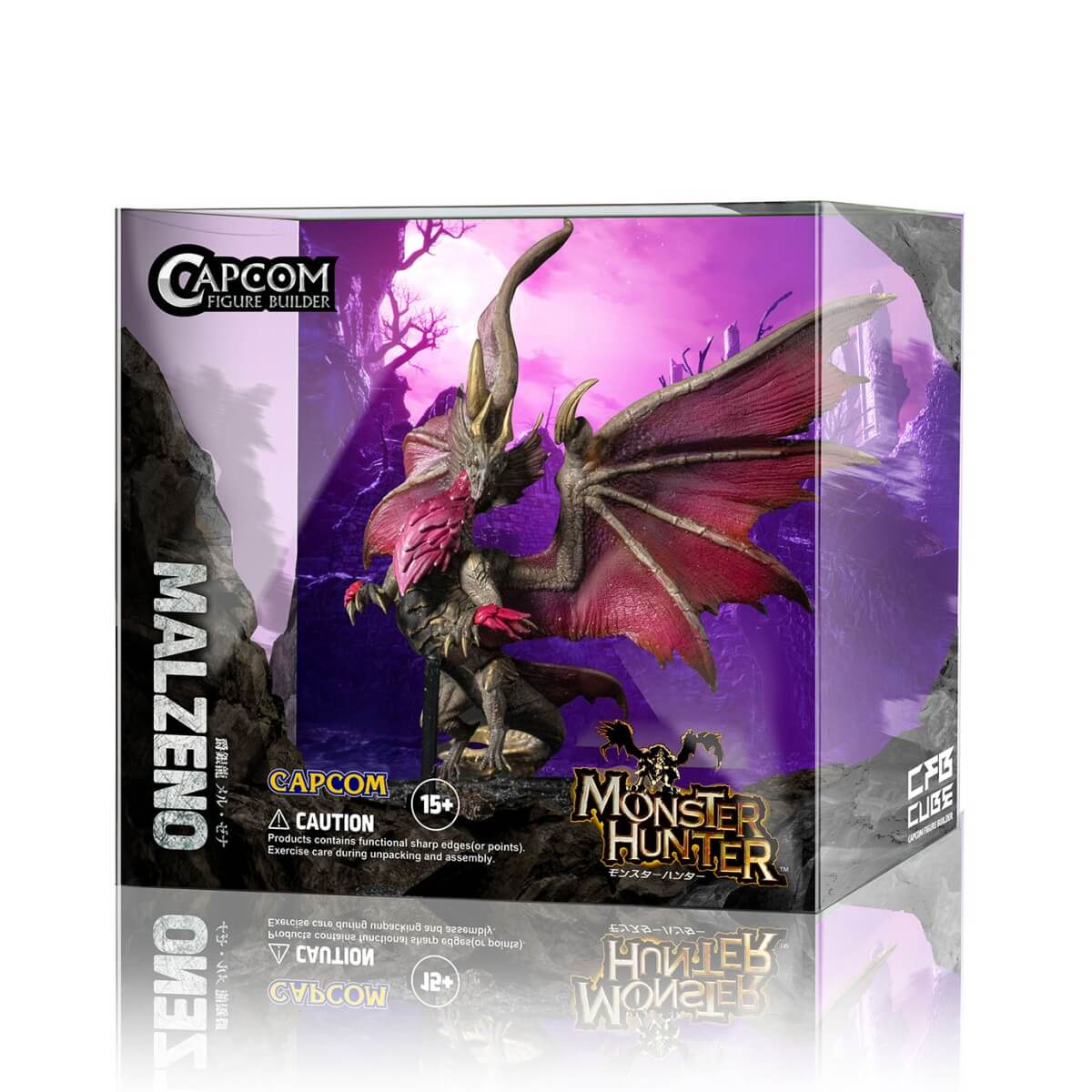 CAPCOM FIGURE BUILDER CUBE MONSTER HUNTER 爵銀龍 メル・ゼナ 完成品フィギュア 『モンスターハンター ...