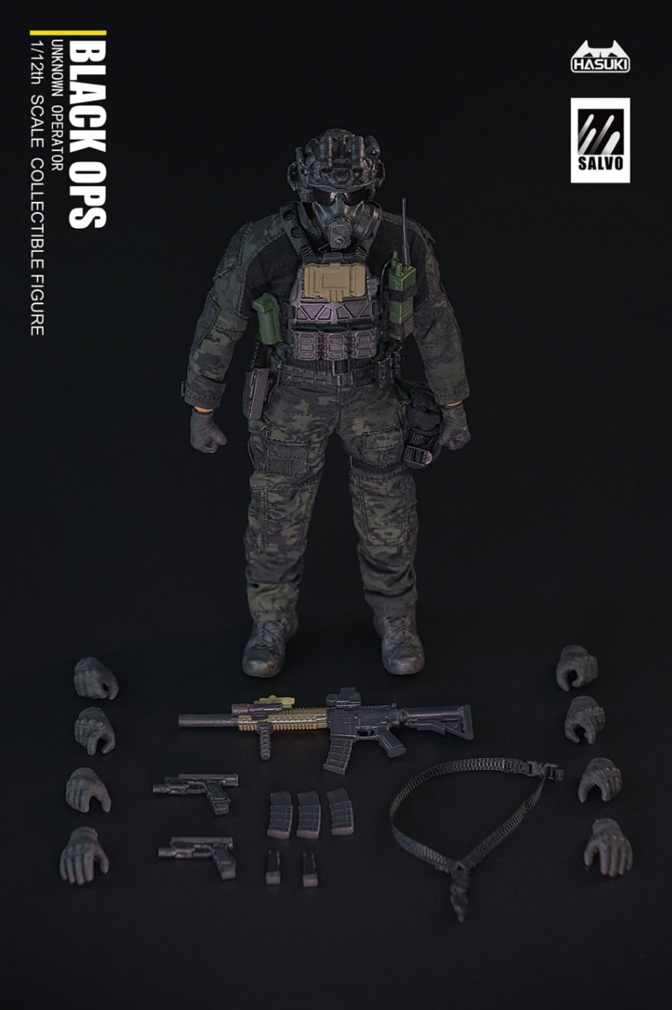 SALVOシリーズ SA01 ブラックオペレーションズ 1/12 完成品アクションフィギュア - アクションフィギュア | アキバのエックス通販本部