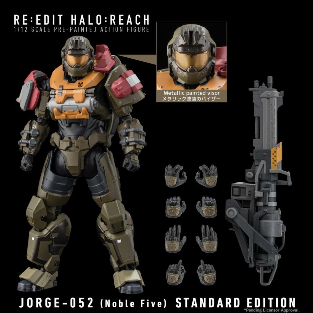 RE:EDIT HALO: REACH 1/12 SCALE JORGE-052 (Noble Five) 『HALO』 《送料無料 ...