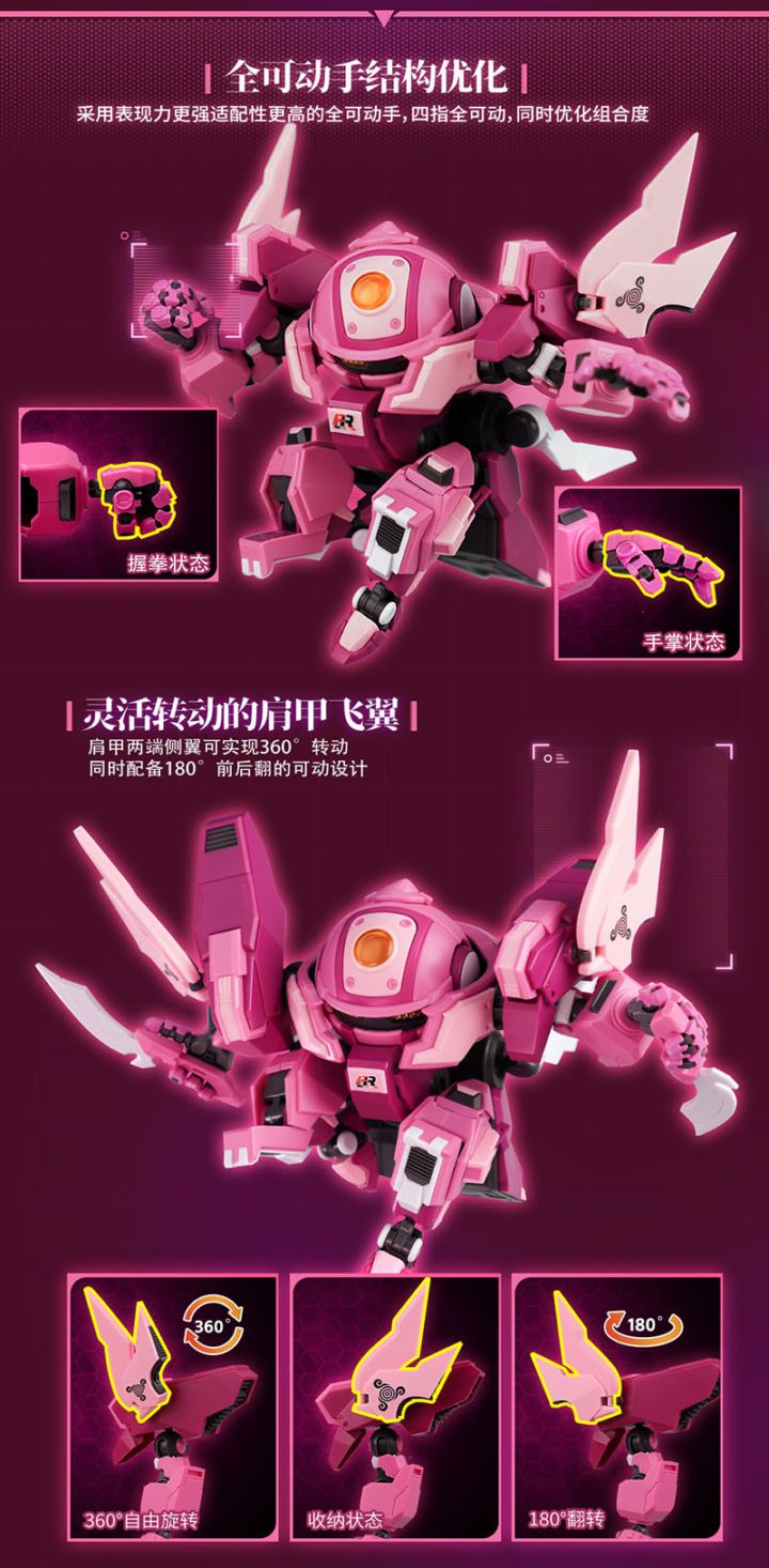 Fruity ROBO(フルーティーロボ) Peach Surfer(ピーチサーファー) プラスチックモデルキット - プラモデル（本体 ...