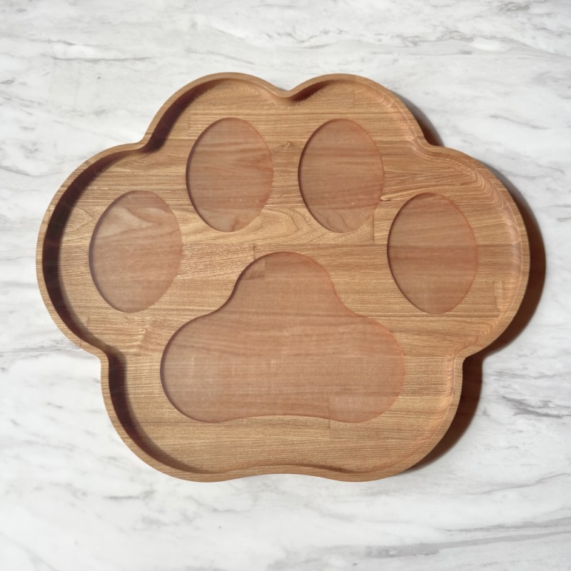 にくきゅうトレイ Lサイズ【即納③｜クリアレジン】 | Home goods | KIGUMI | 山口建装