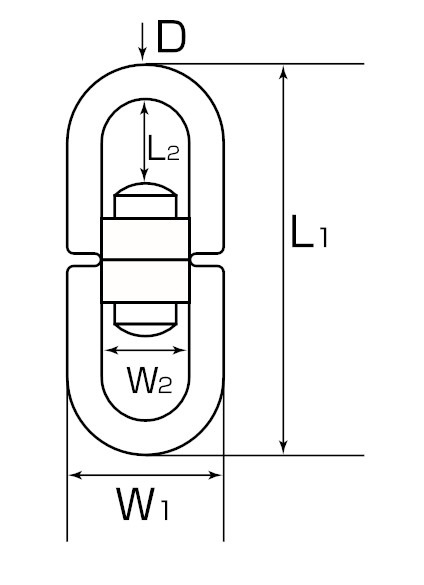 ステンレス＆スチールパーツ スイベル S018