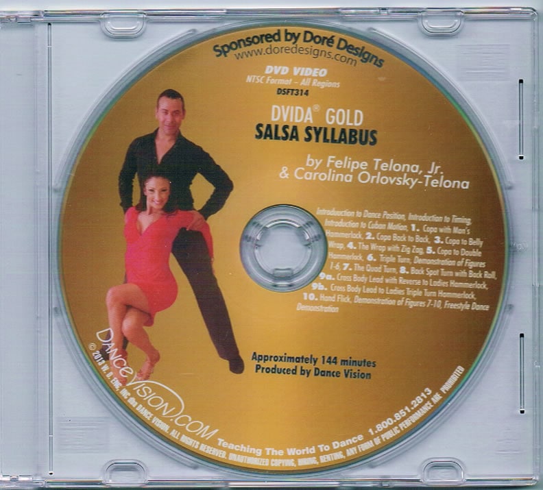 DVIDA GOLD SALSA SYLLABUS / Felipe & Carolina