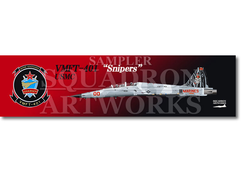 ステッカー】 F-5F TigerⅡ VMFT-401 Snipers “761586”」アビエーションプリント通販｜STJ Import