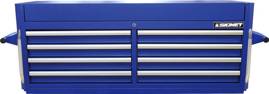 【メーカー直送/代引不可】54454 SIGNET シグネット ワイドトップチェスト 8段 (ブルー) SIGNET 【送料無料】 | すべて ...