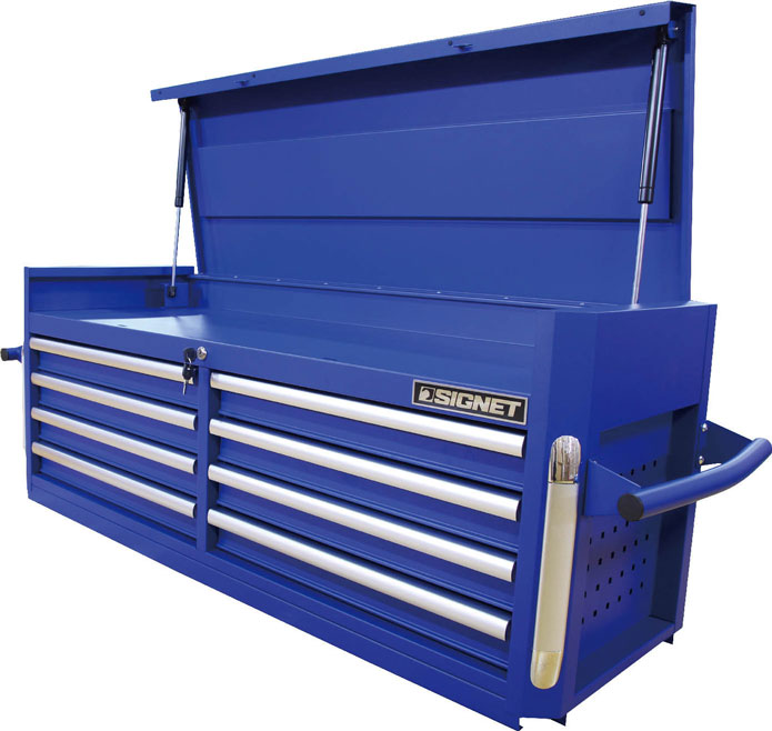 【メーカー直送/代引不可】54454 SIGNET シグネット ワイドトップチェスト 8段 (ブルー) SIGNET 【送料無料】 | すべて ...