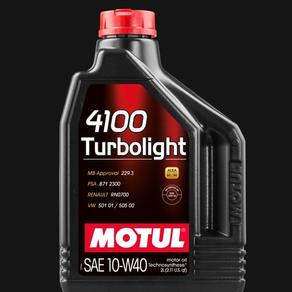 107720-lotMOTUL (モチュール) 4100 TURBOLIGHT ターボライト 10W40 4L 化学合成 4L 品番 ...