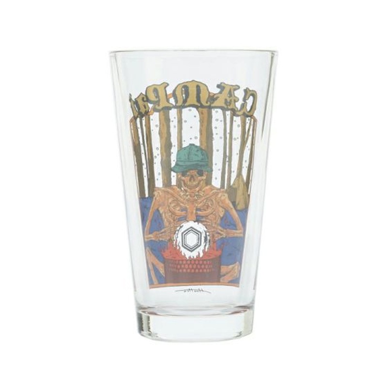 HILLS FIELD ヒルズフィールド オリジナルパイントグラス -キャンプぁい- 480ml HF-PINT-CP-W | ギア,水筒・タンブラー,タンブラー | アウトドアライフ グリーンハウス