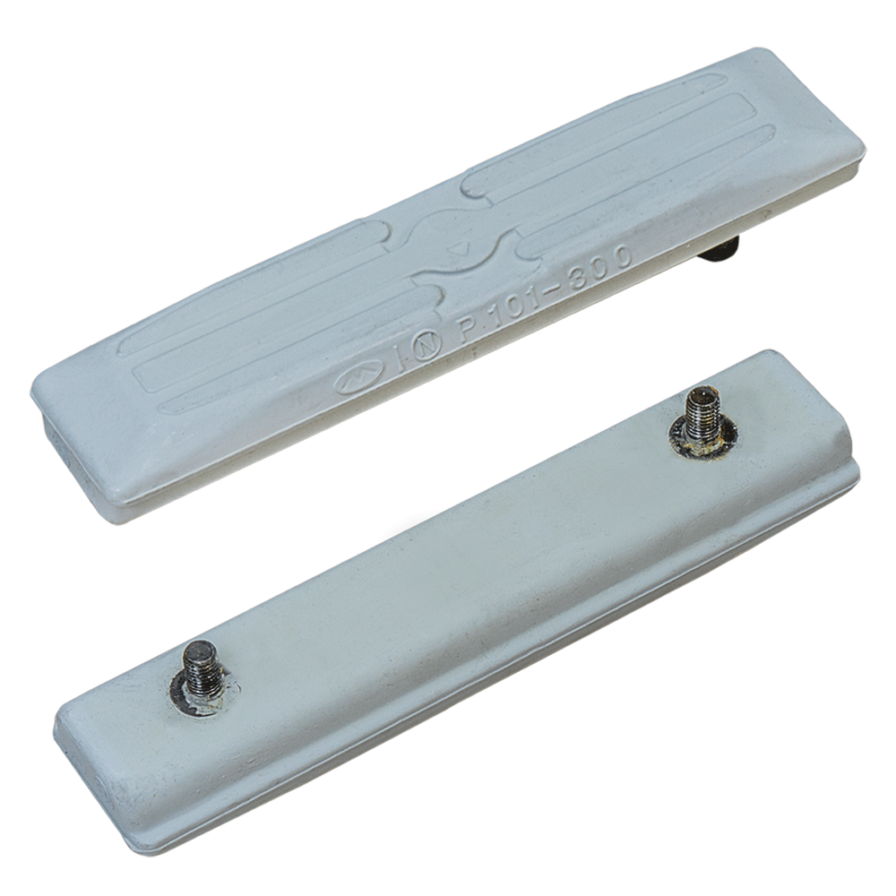 ゴムパット 300幅 (グレー) コベルコ建機 SK30SR-2 ボルトSET付 1台分必要数:84 P101-300 | ゴムパット,コベル ...