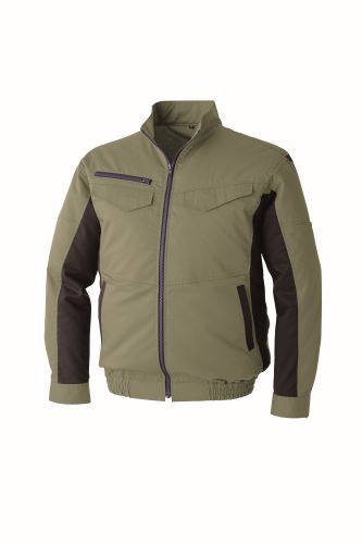 空調服 空調服[[R下]] 長袖ブルゾン ウエアのみ カーキグリーン L