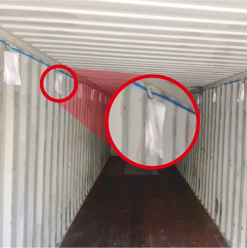 EX-DRY SU-Hシリーズ 吊り下げタイプコンテナ向け 塩化カルシウム乾燥剤