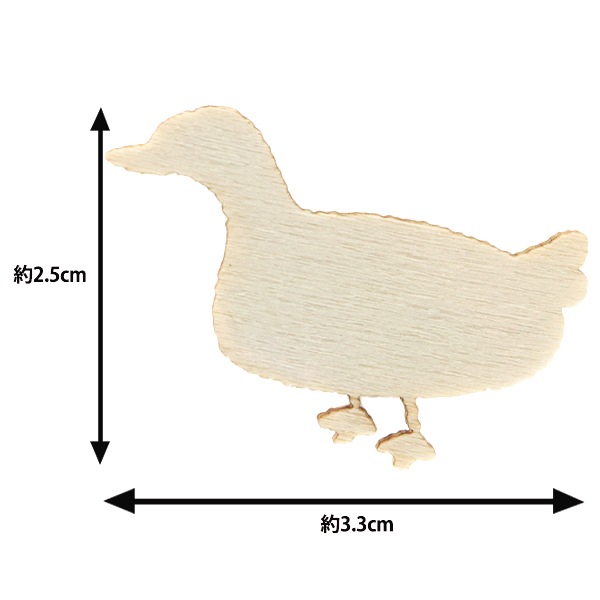 トールペイントパーツ 『塗りっ木クラブ アヒル NK-11』 ERUBERU エルベール フラワー,フラワー素材| ホビー材料の通販「ユザワヤ公式ネットショップ」