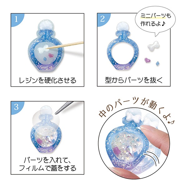 レジンモールド 『シリコンモチーフ 空間利用 香水瓶D RSSD-325』 ERUBERU エルベール ビーズ,レジン,UVレジン型| ホビー材料の通販「ユザワヤ公式ネットショップ」