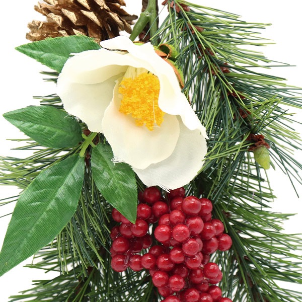 造花 シルクフラワー 『迎春ドア飾り ホワイト 2030D-001』 フラワー,シルクフラワー・造花,季節品,正月| ホビー材料の通販「ユザワヤ公式ネットショップ」