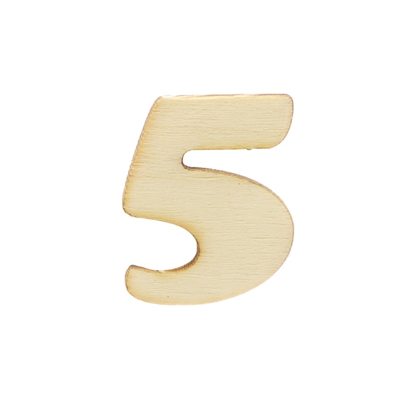 トールペイントパーツ 『カット数字 5 NAT-8033』 ERUBERU エルベール 工芸,トール・デコパージュ| ホビー材料の通販「ユザワヤ公式ネットショップ」